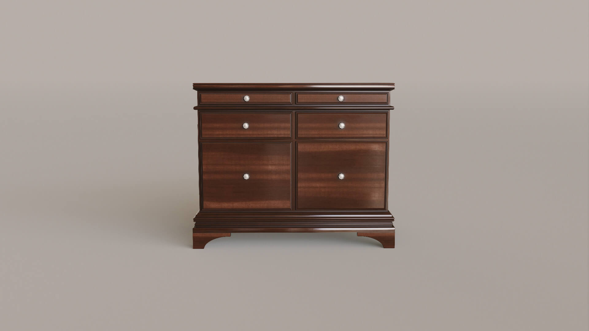 Classic Office Furniture - 3D Model by BSW2142