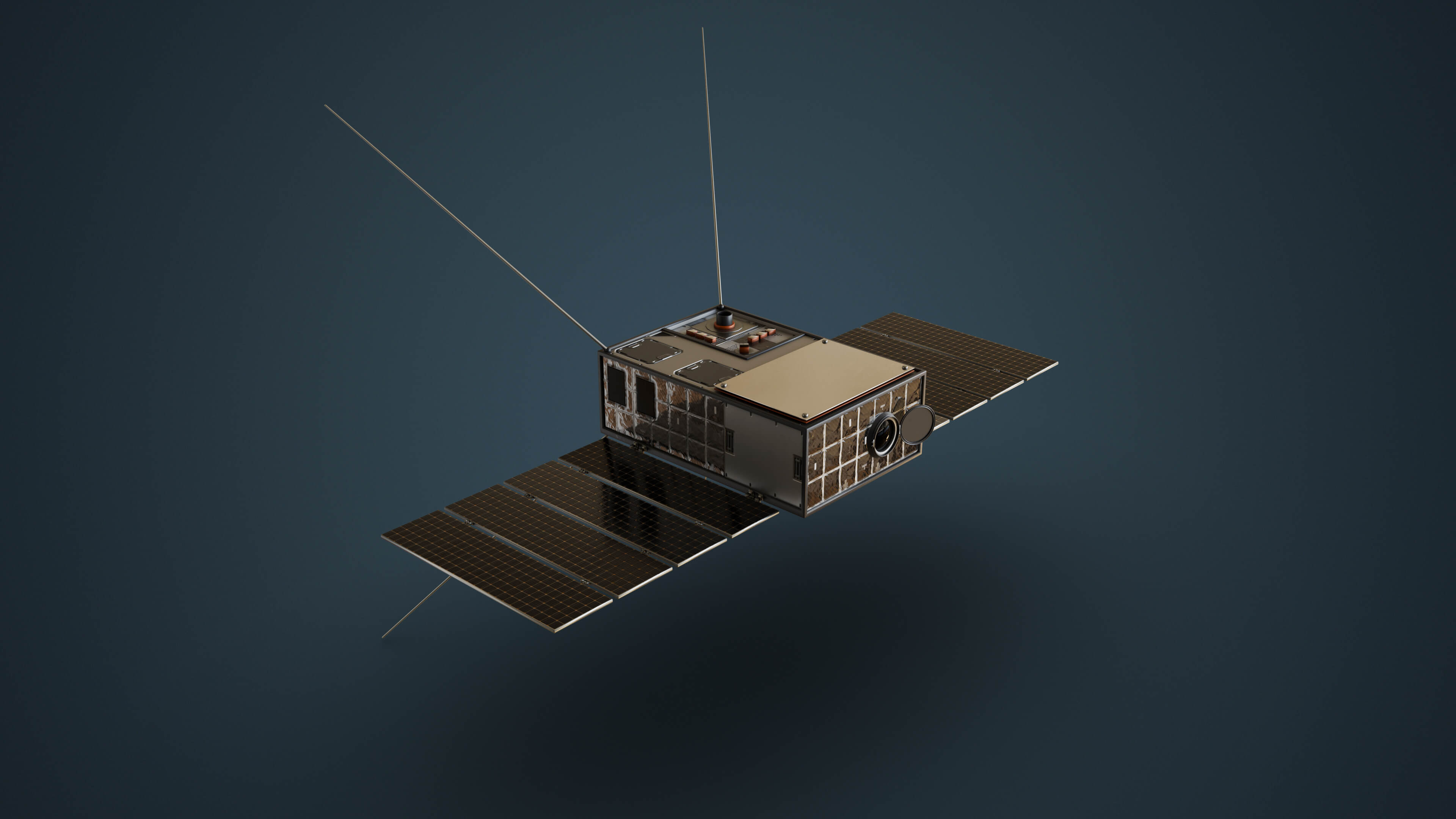 Cube Satellite - 3D Model by BSW2142