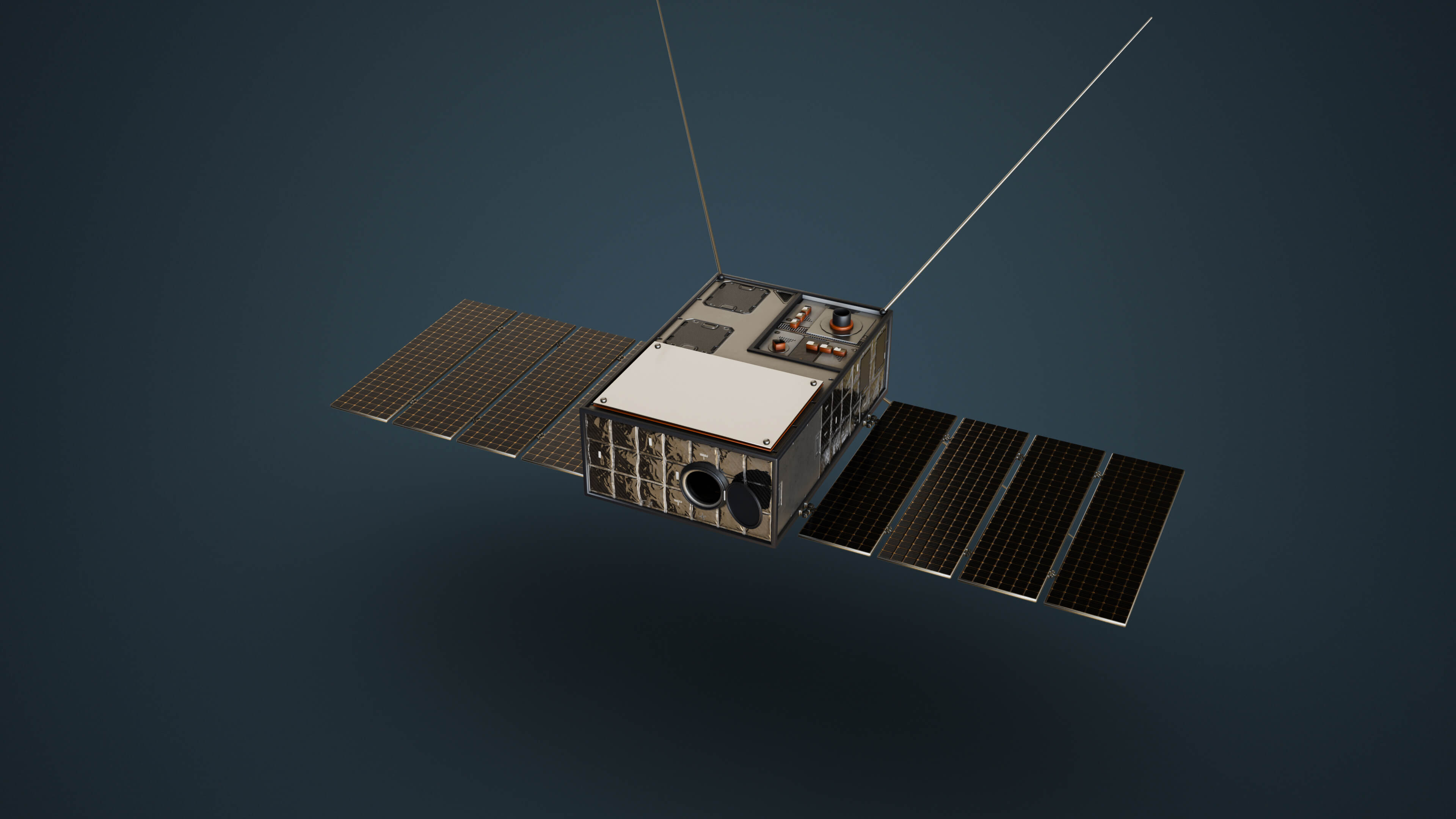 Cube Satellite - 3D Model by BSW2142