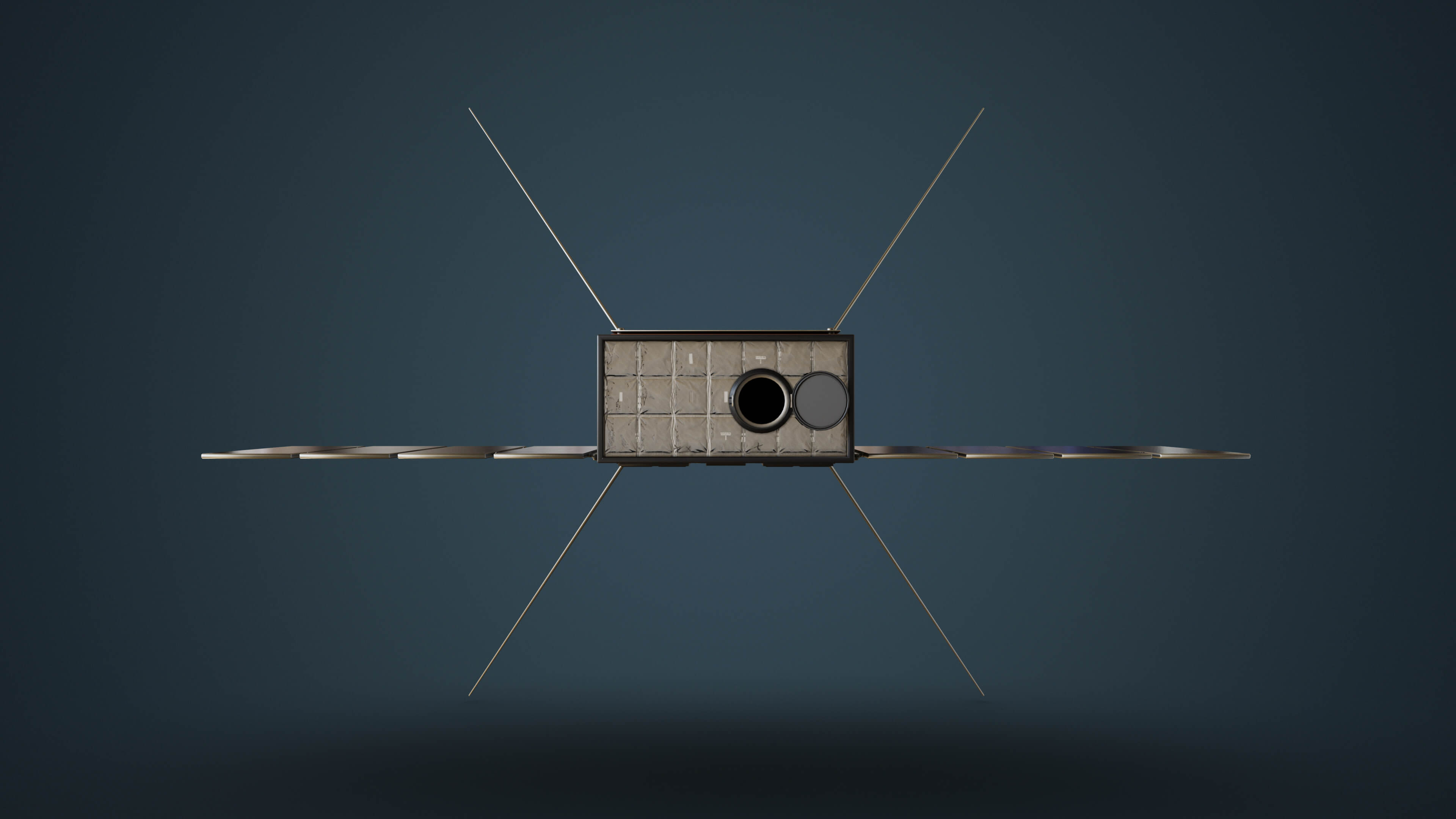 Cube Satellite - 3D Model by BSW2142