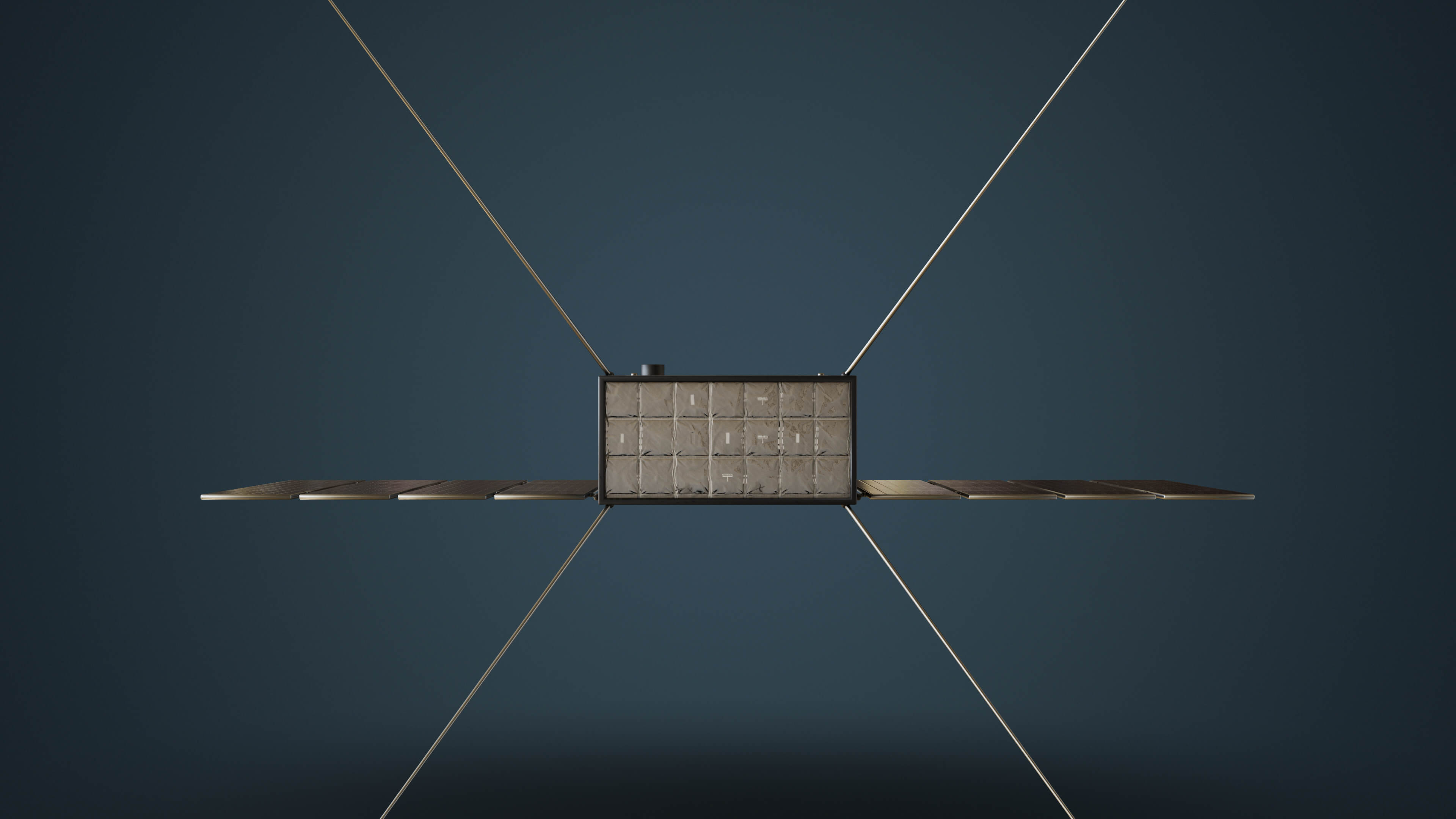 Cube Satellite - 3D Model by BSW2142