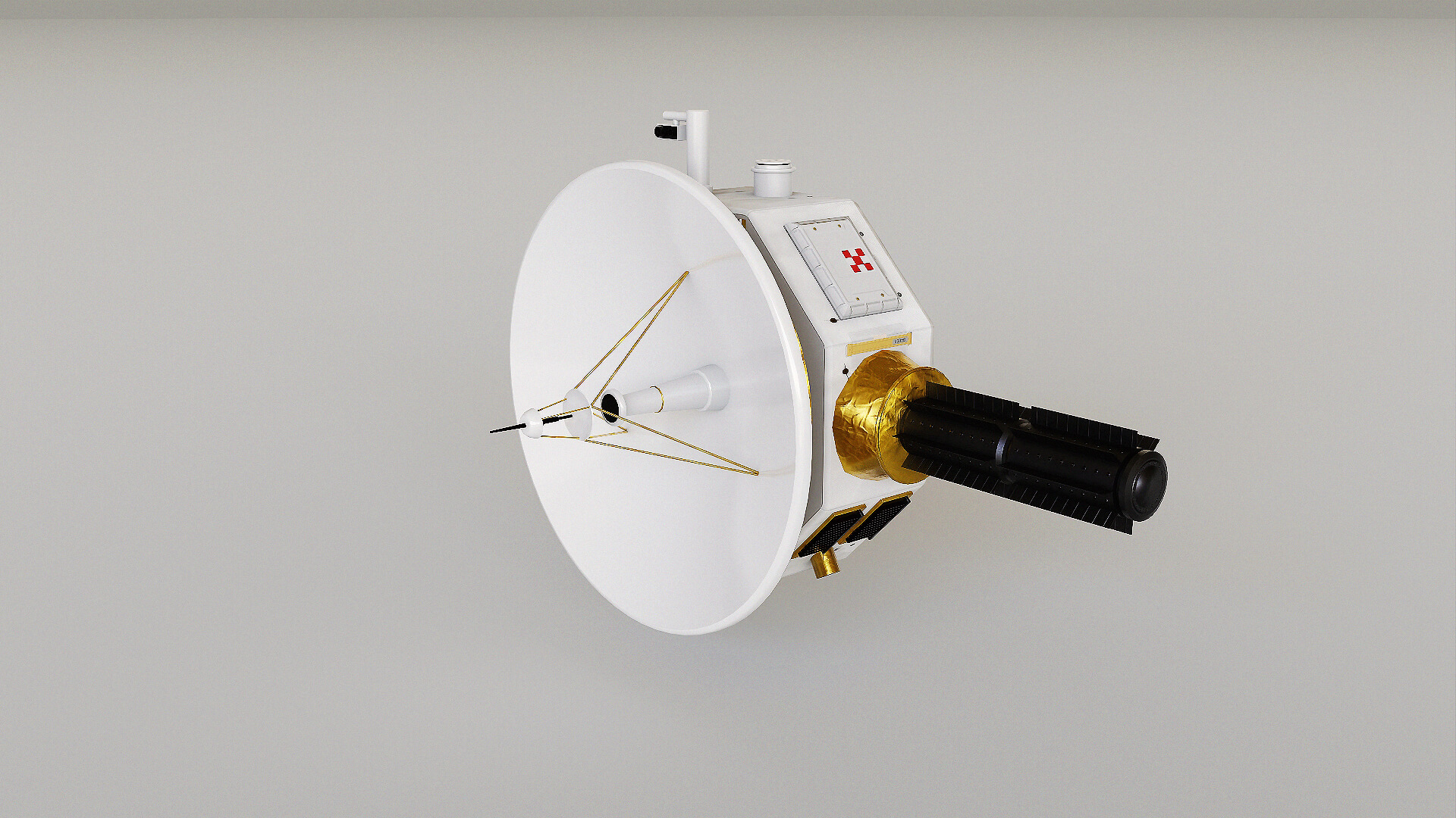 Deep Space Probe - 3D Model by BSW2142