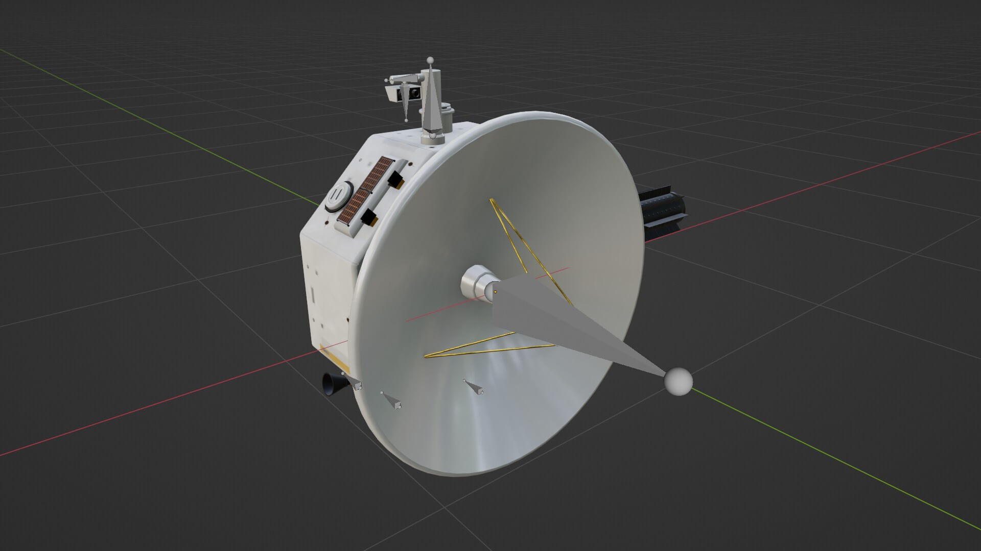 Deep Space Probe - 3D Model by BSW2142