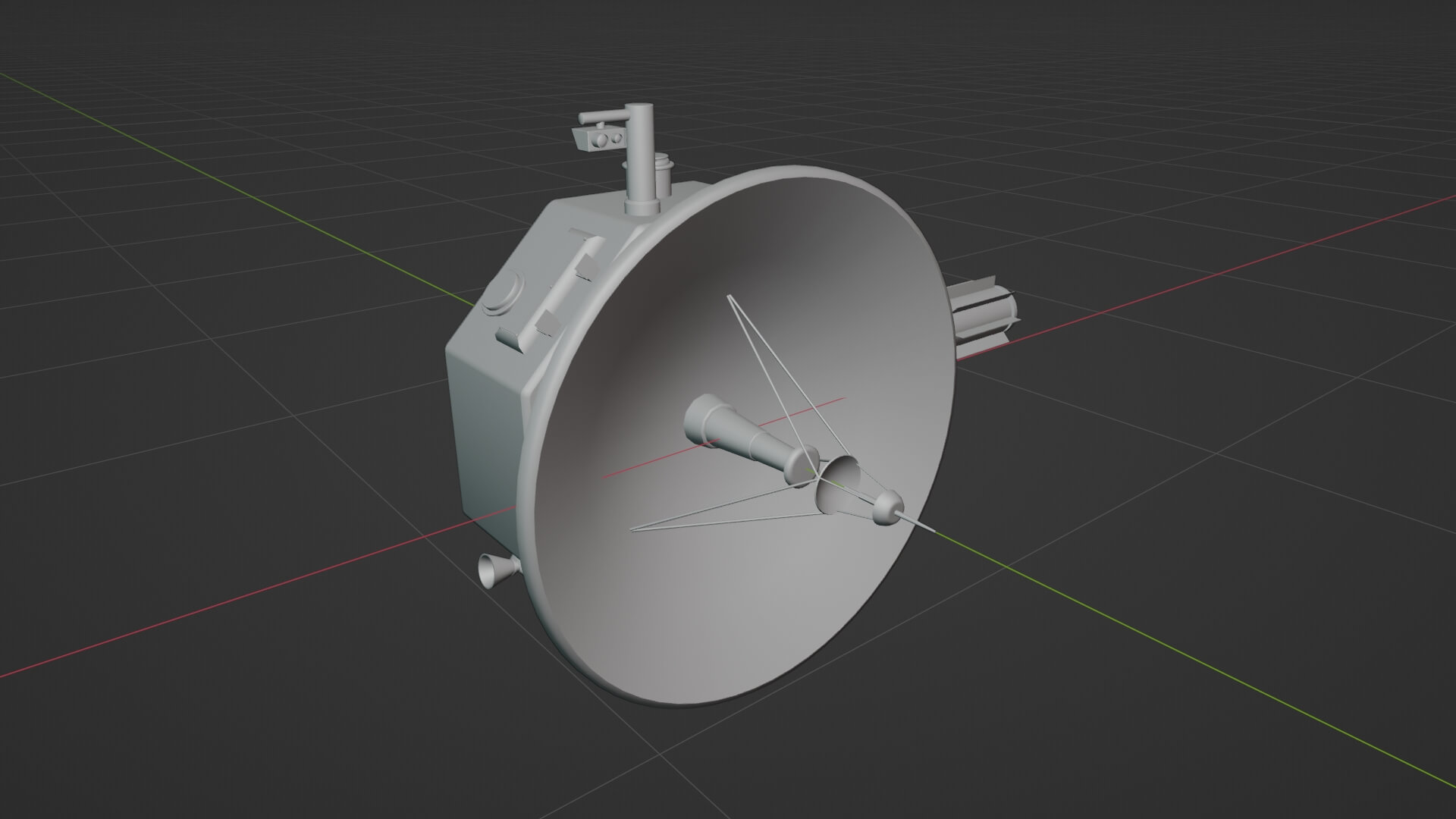 Deep Space Probe - 3D Model by BSW2142