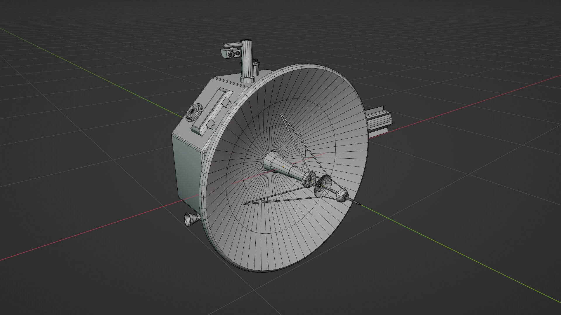 Deep Space Probe - 3D Model by BSW2142