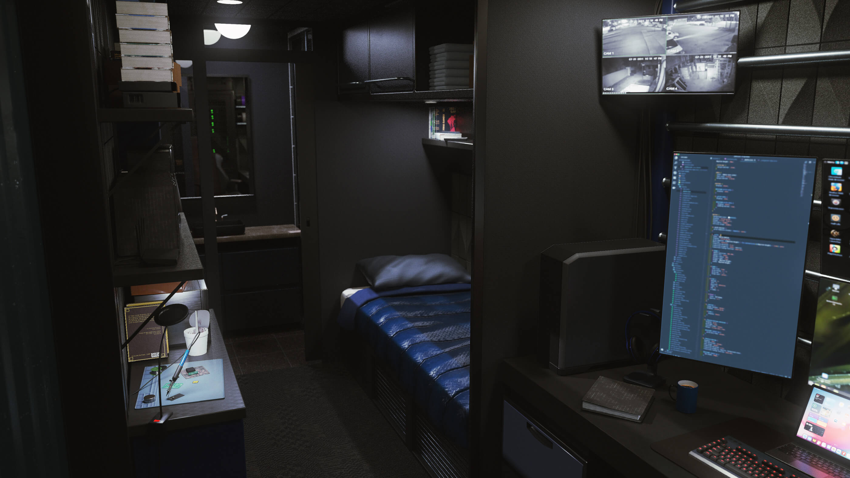 Hacker Hideout 3d Model By Bsw2142
