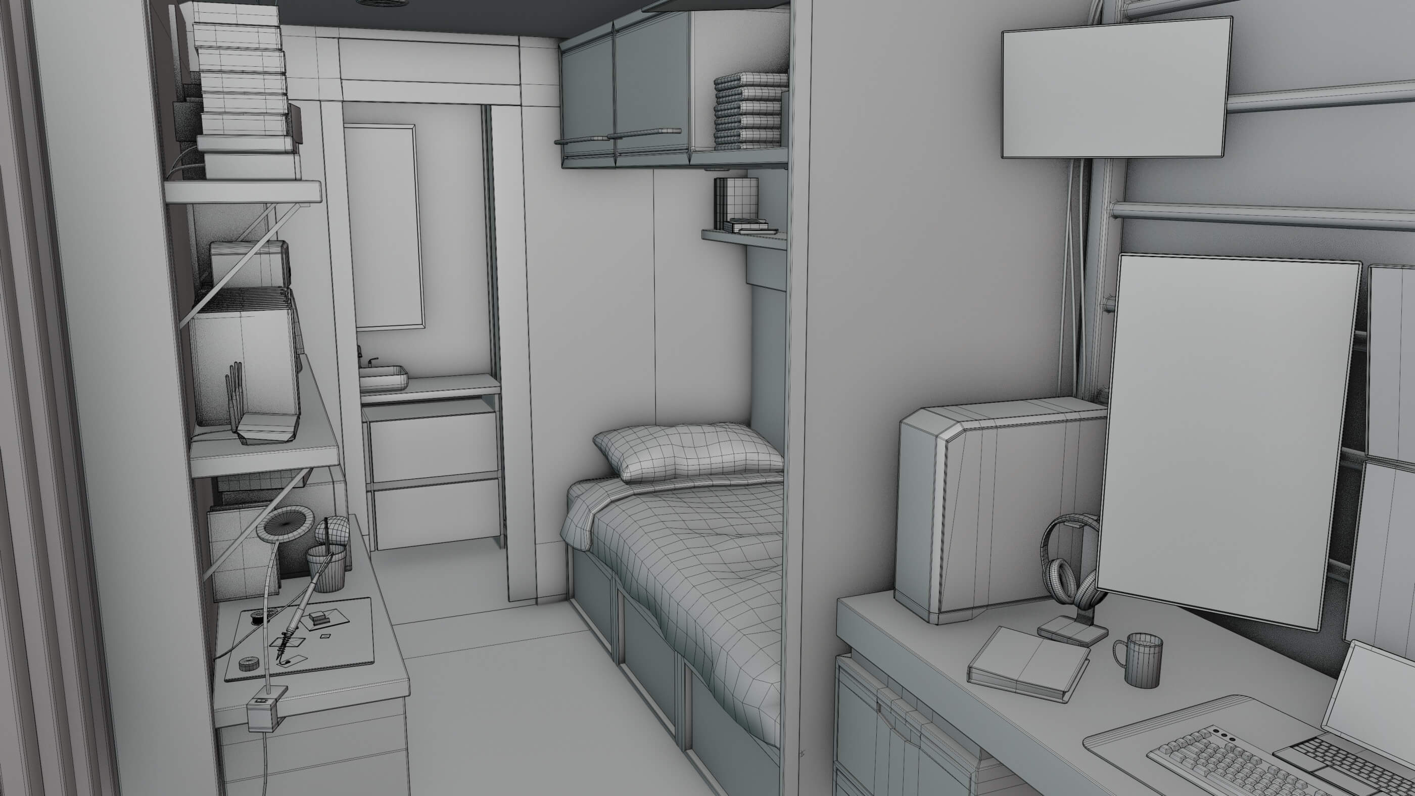 Hacker Hideout - 3D Model by BSW2142