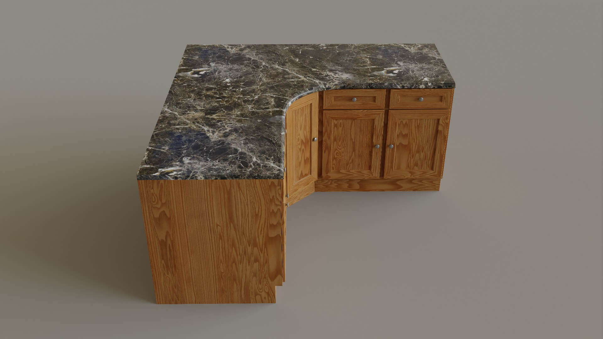 Kitchen Countertop Set - 3D Model by BSW2142