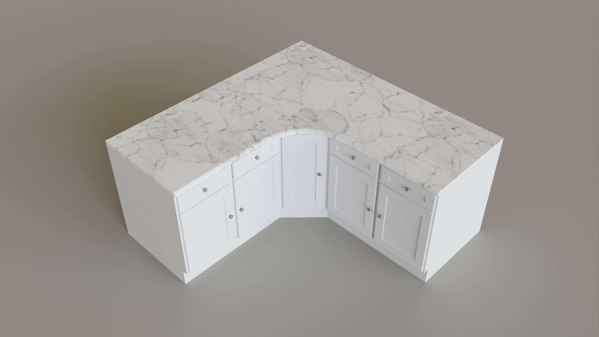 Kitchen Countertop Set - 3D Model by BSW2142