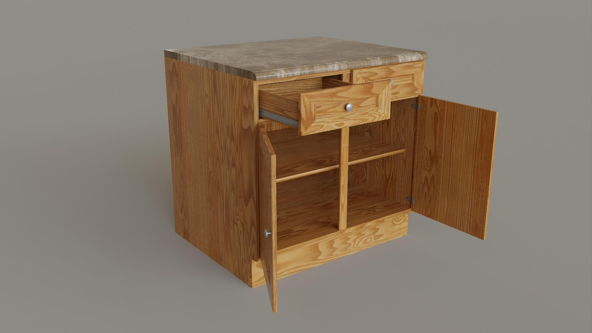 Kitchen Countertop Set - 3D Model by BSW2142