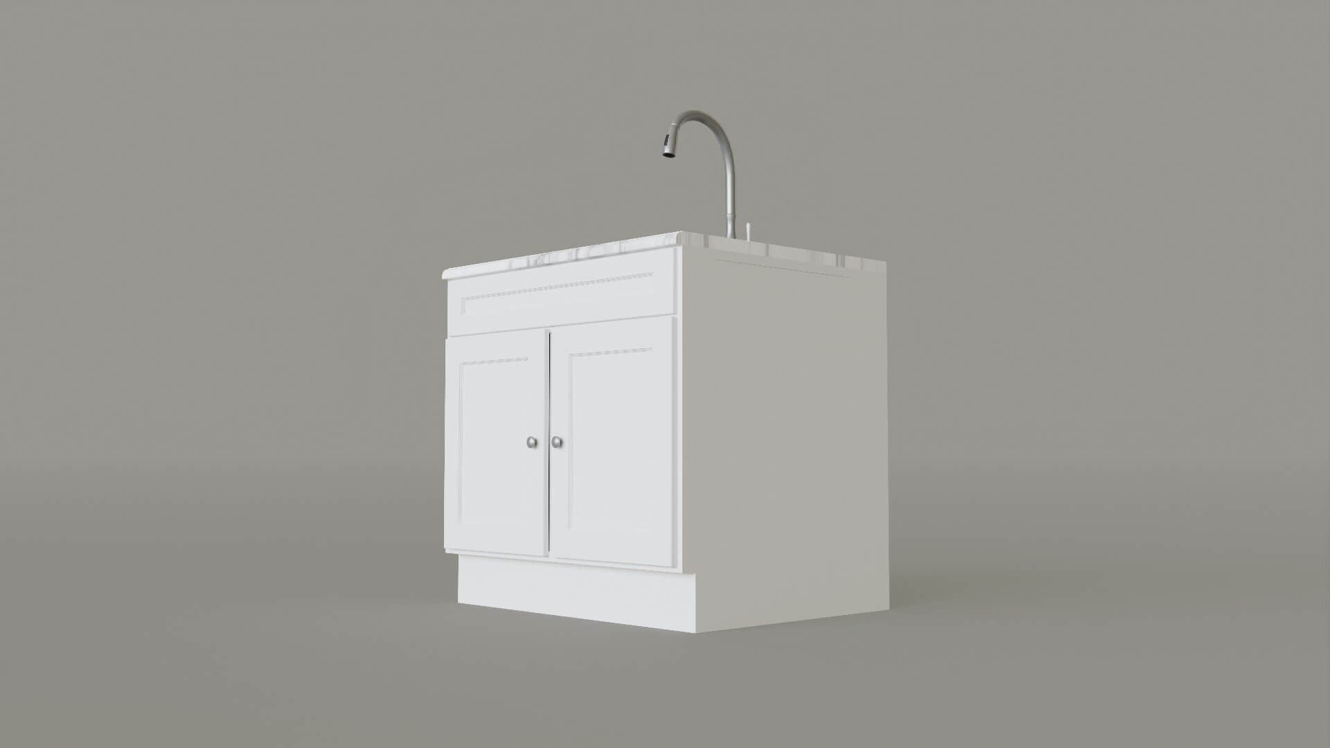 Kitchen Countertop Set - 3D Model by BSW2142