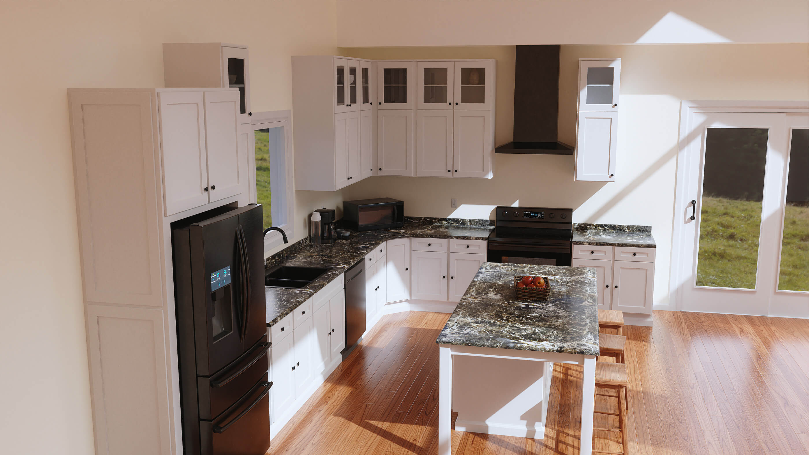 Modern Kitchen Set - 3D Model by BSW2142