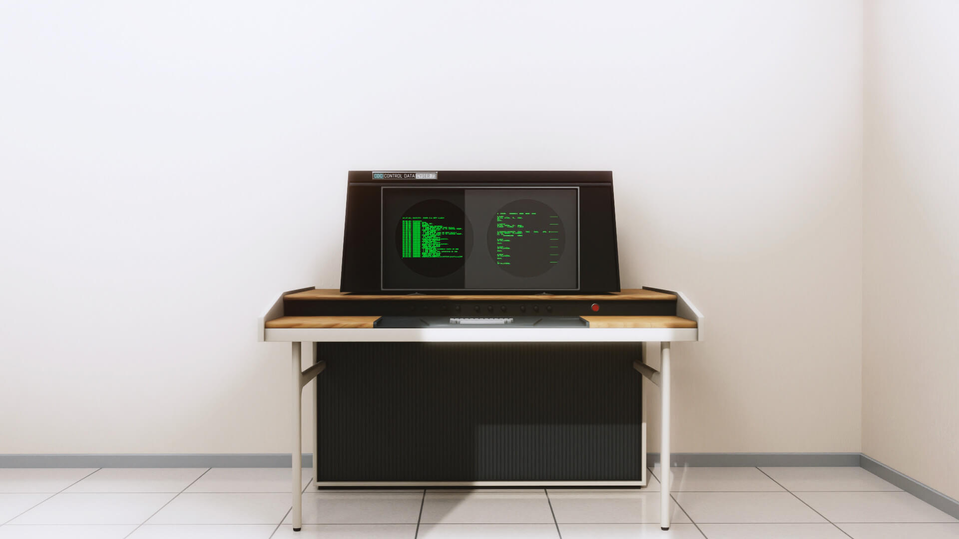 Retro Computer Terminal 3d Model By Bsw2142