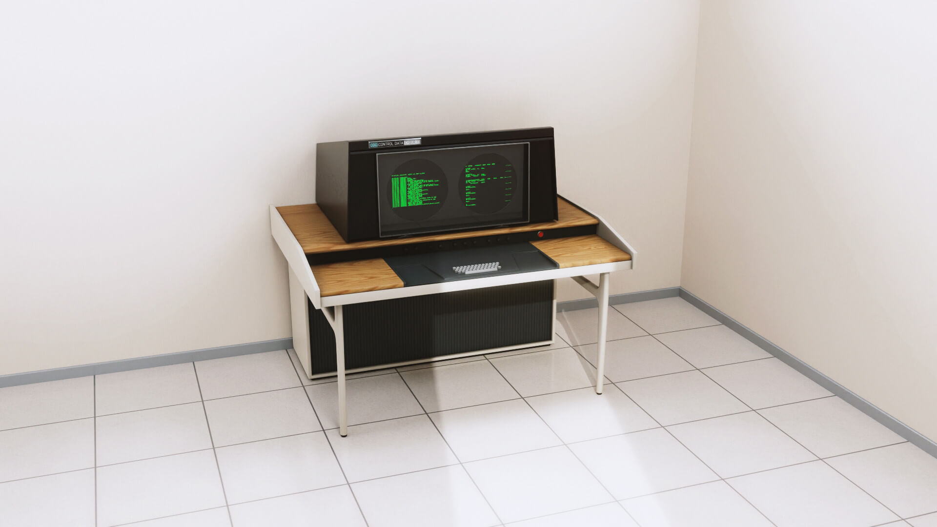Retro Computer Terminal - 3D Model by BSW2142