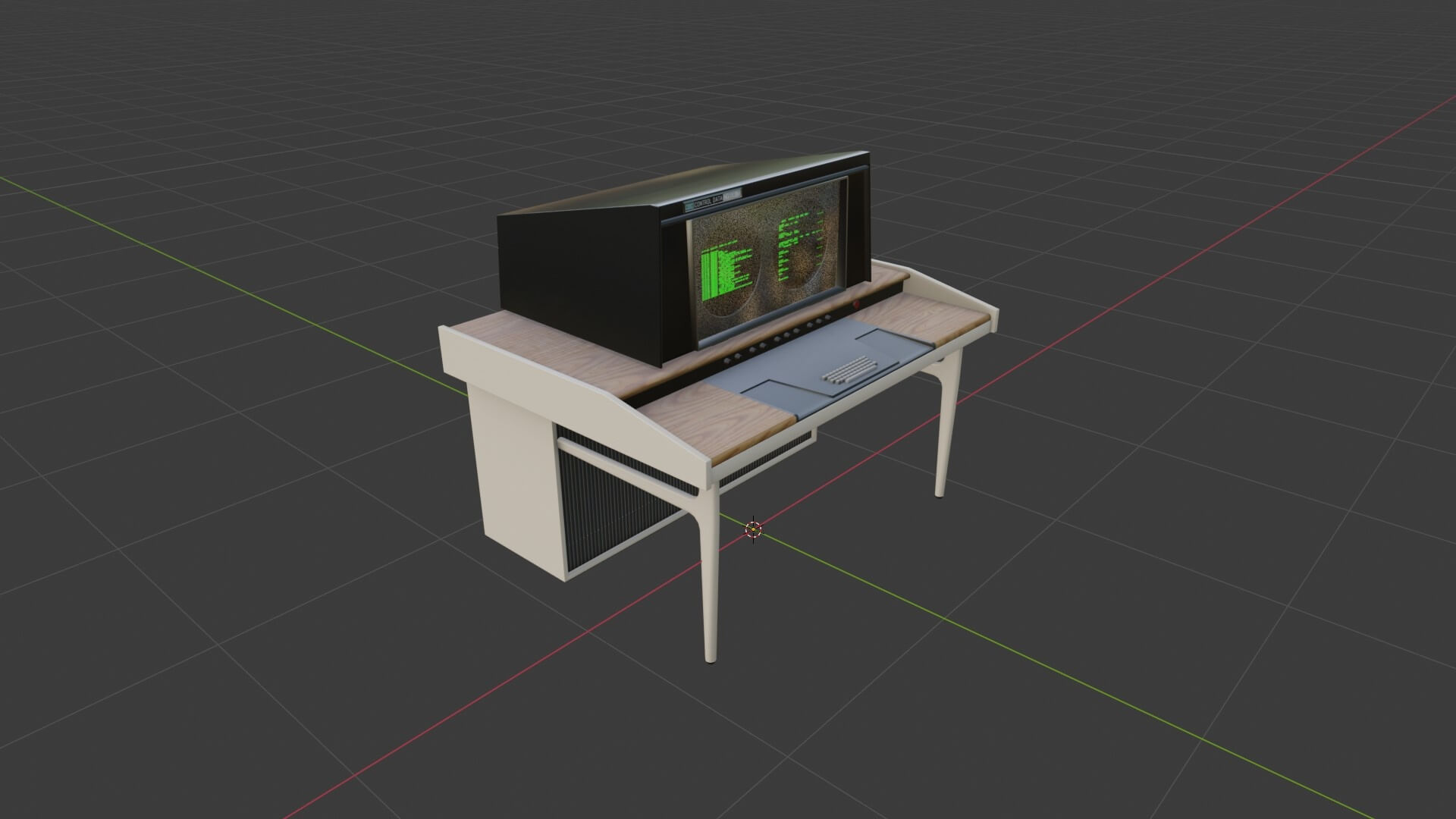 Retro Computer Terminal - 3D Model by BSW2142