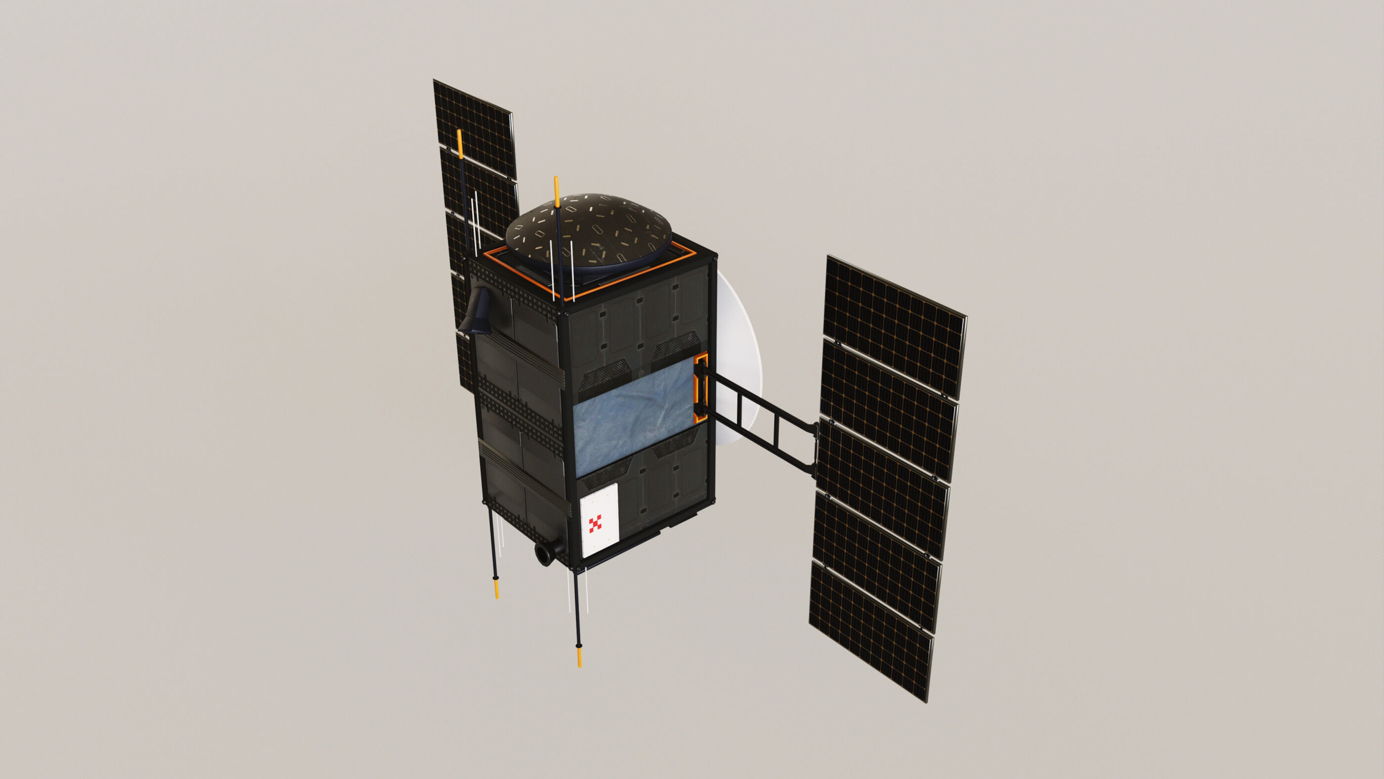 Science Probe Satellite - 3D Model by BSW2142