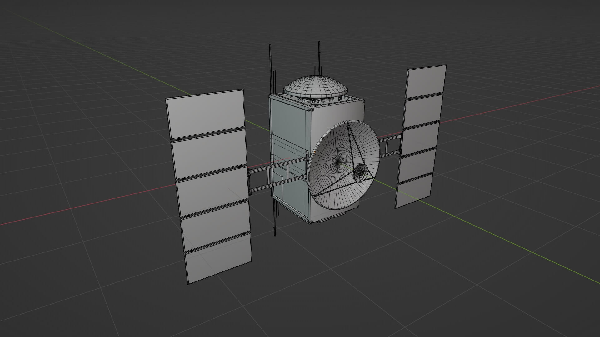 Science Probe Satellite - 3D Model by BSW2142