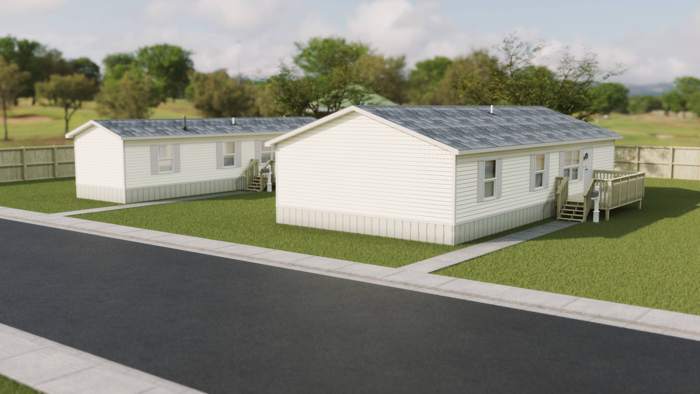 Trailer Houses - 3D Model by BSW2142
