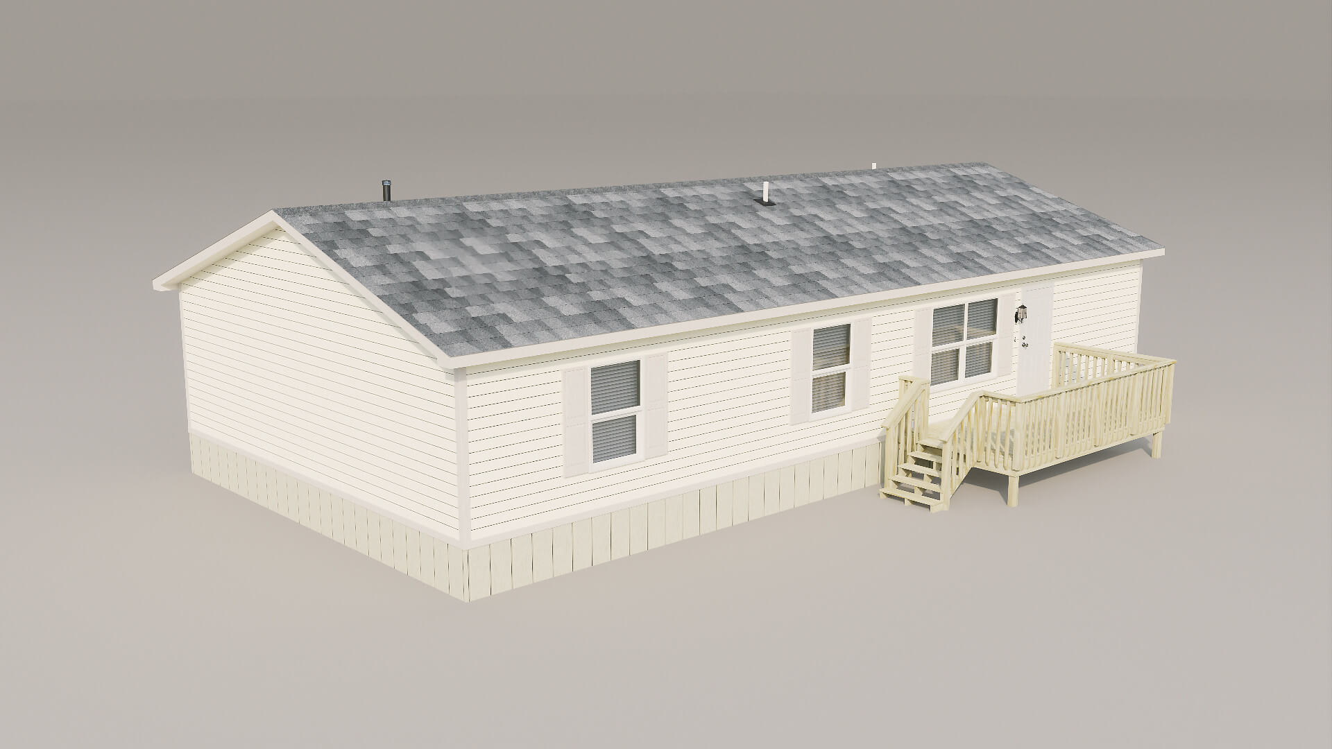 Trailer Houses - 3D Model by BSW2142