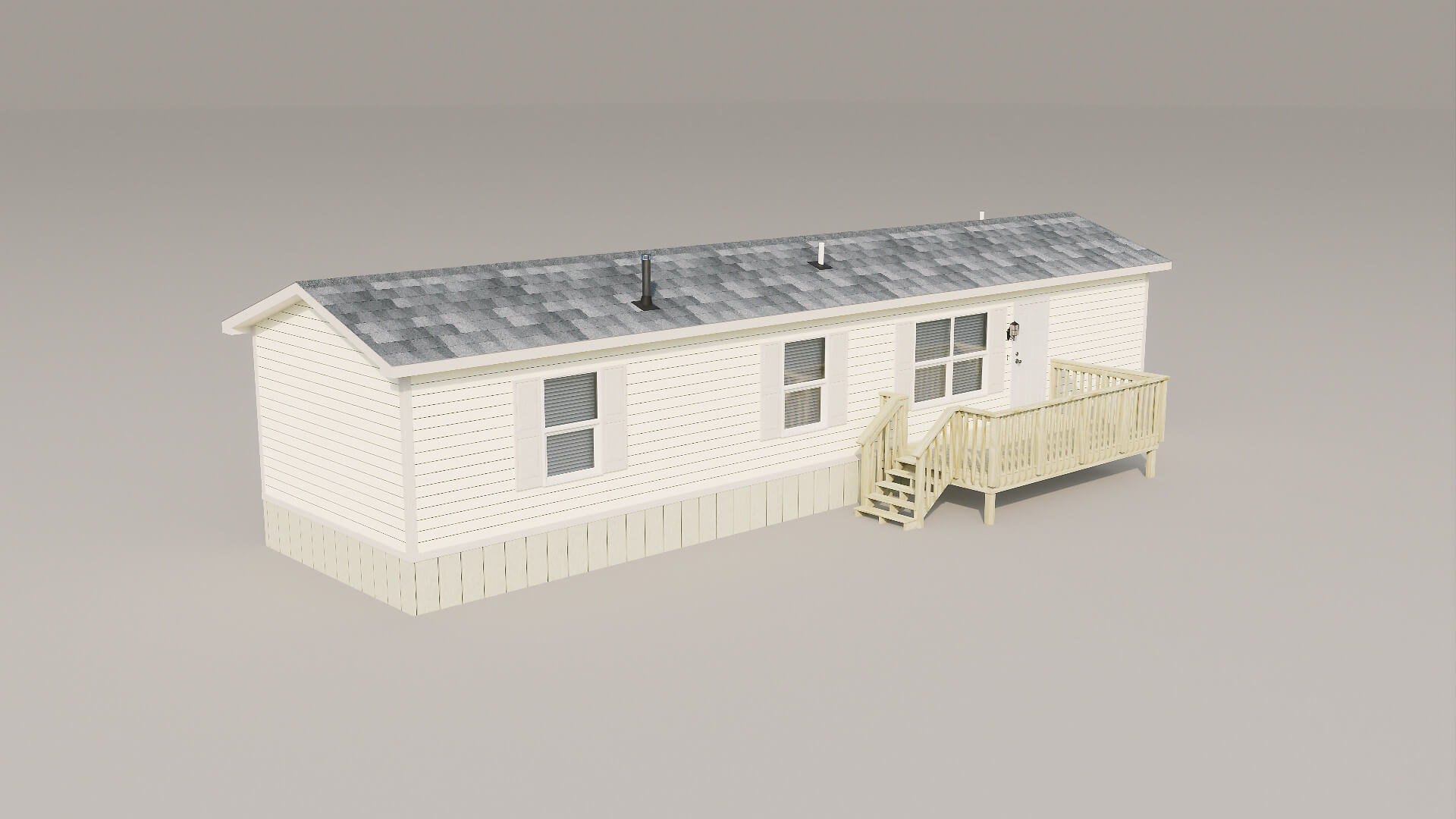 Trailer Houses - 3D Model by BSW2142