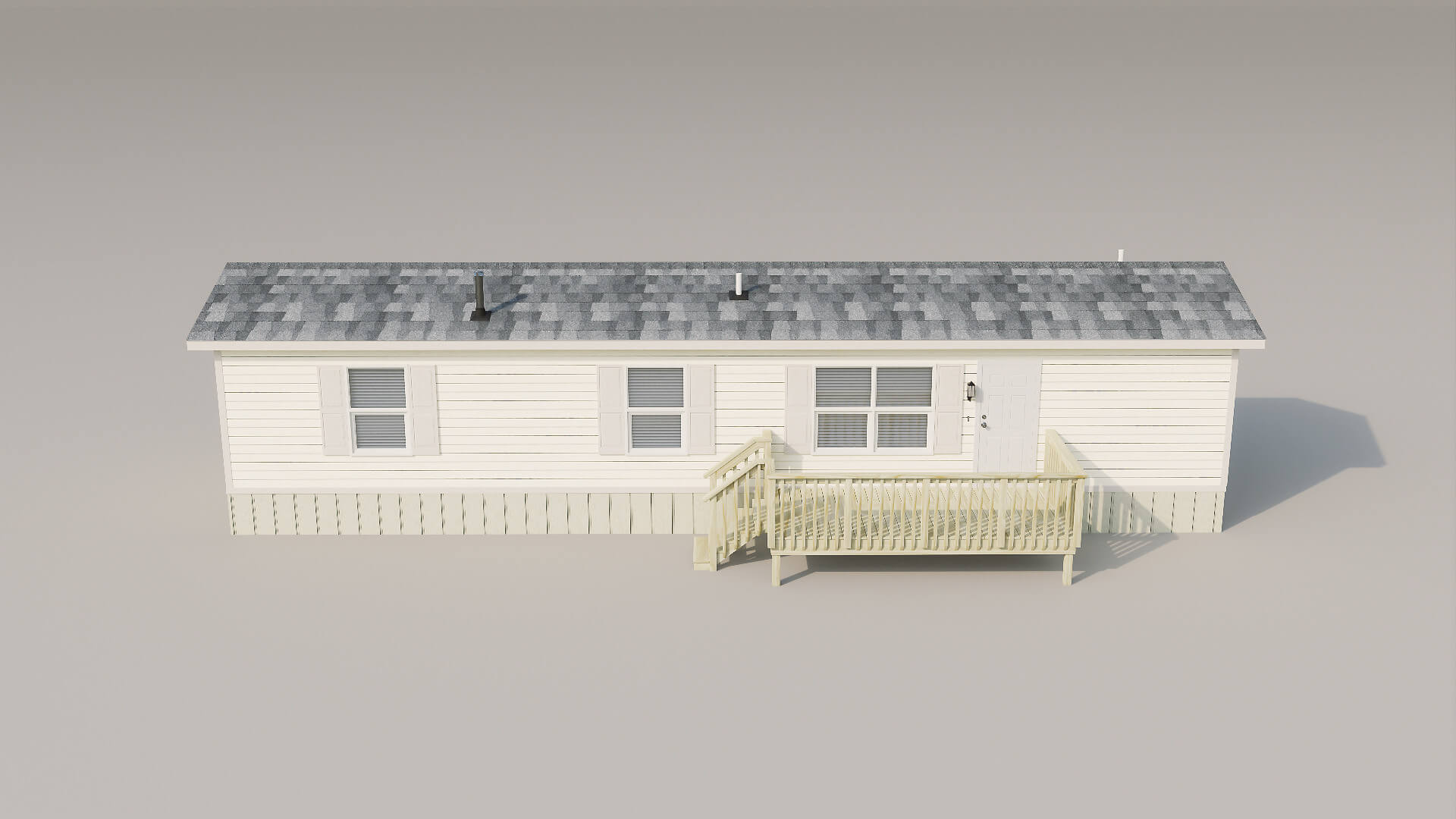 Trailer Houses - 3D Model by BSW2142