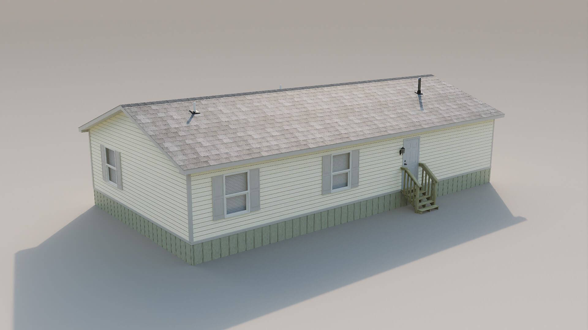 Trailer Houses - 3D Model by BSW2142