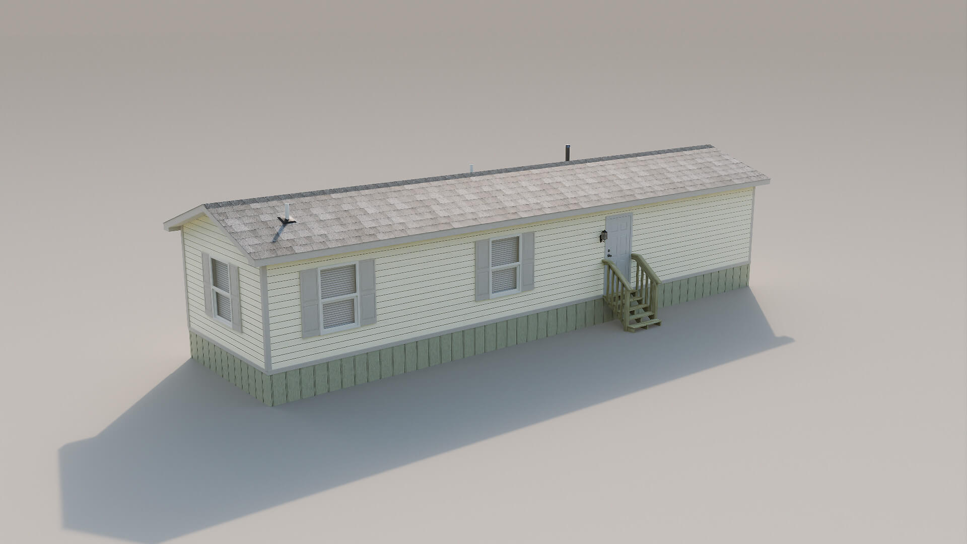 Trailer Houses - 3D Model by BSW2142