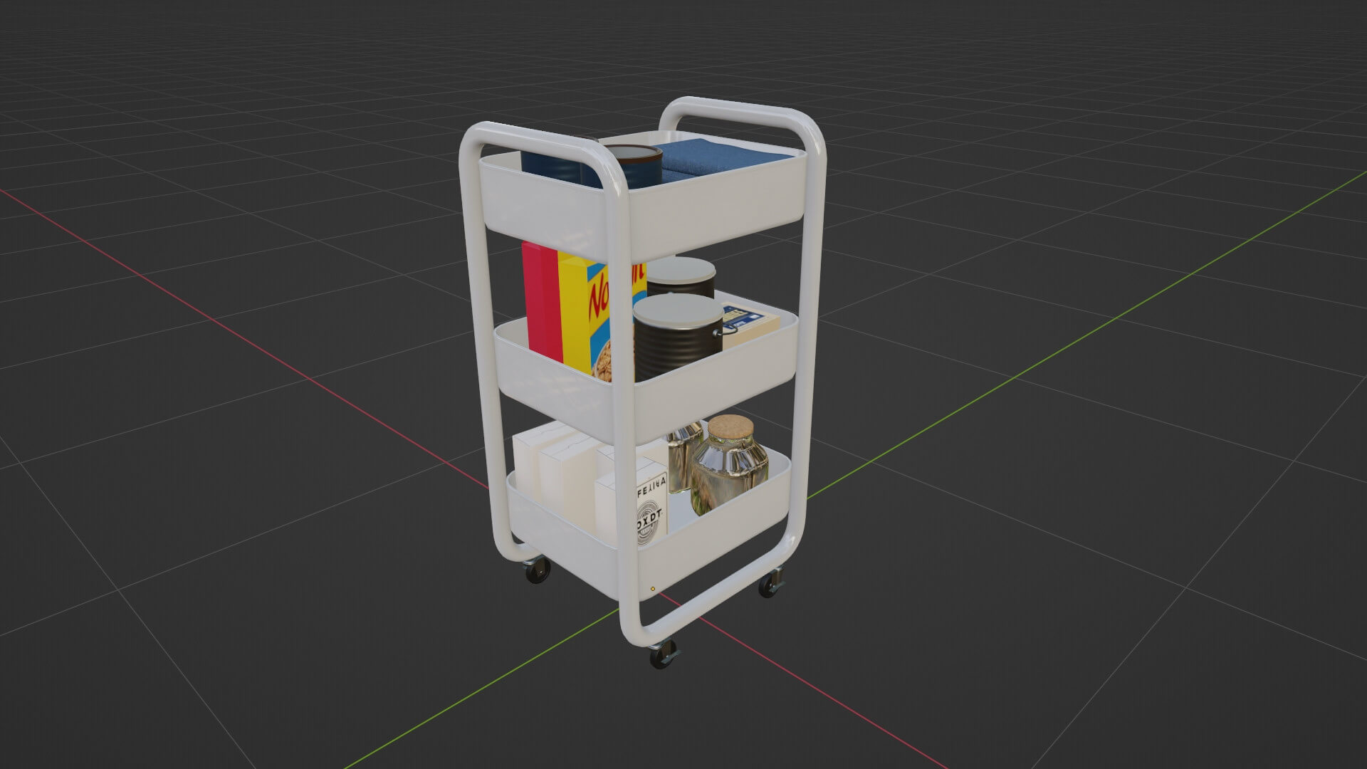 Utility Cart - 3D Model by BSW2142