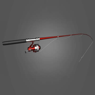 Fishing Pole - 3D Model by BTVisuals