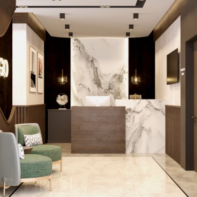 Office Interior Scene 03 - 3D Model by BTVisuals