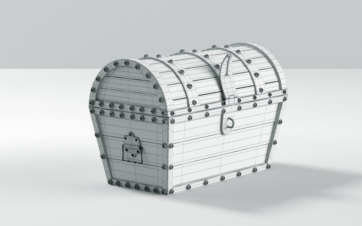 Treasure Chest - 3D Model by BTVisuals