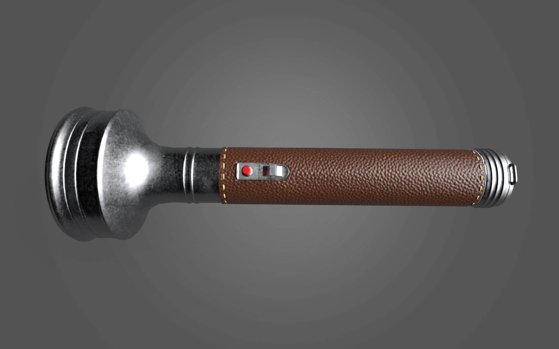 Vintage Flashlight - 3D Model by BTVisuals