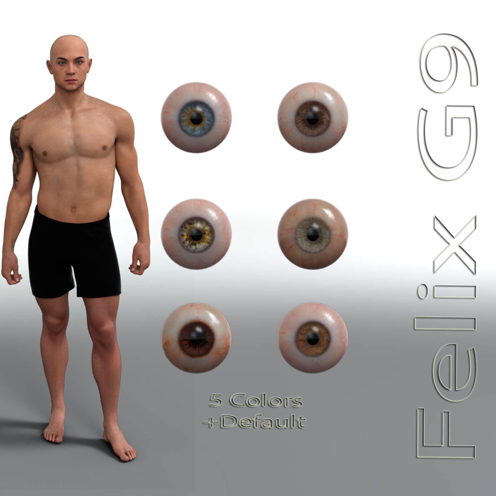 Felix G9 Male - Daz Content by bu_es