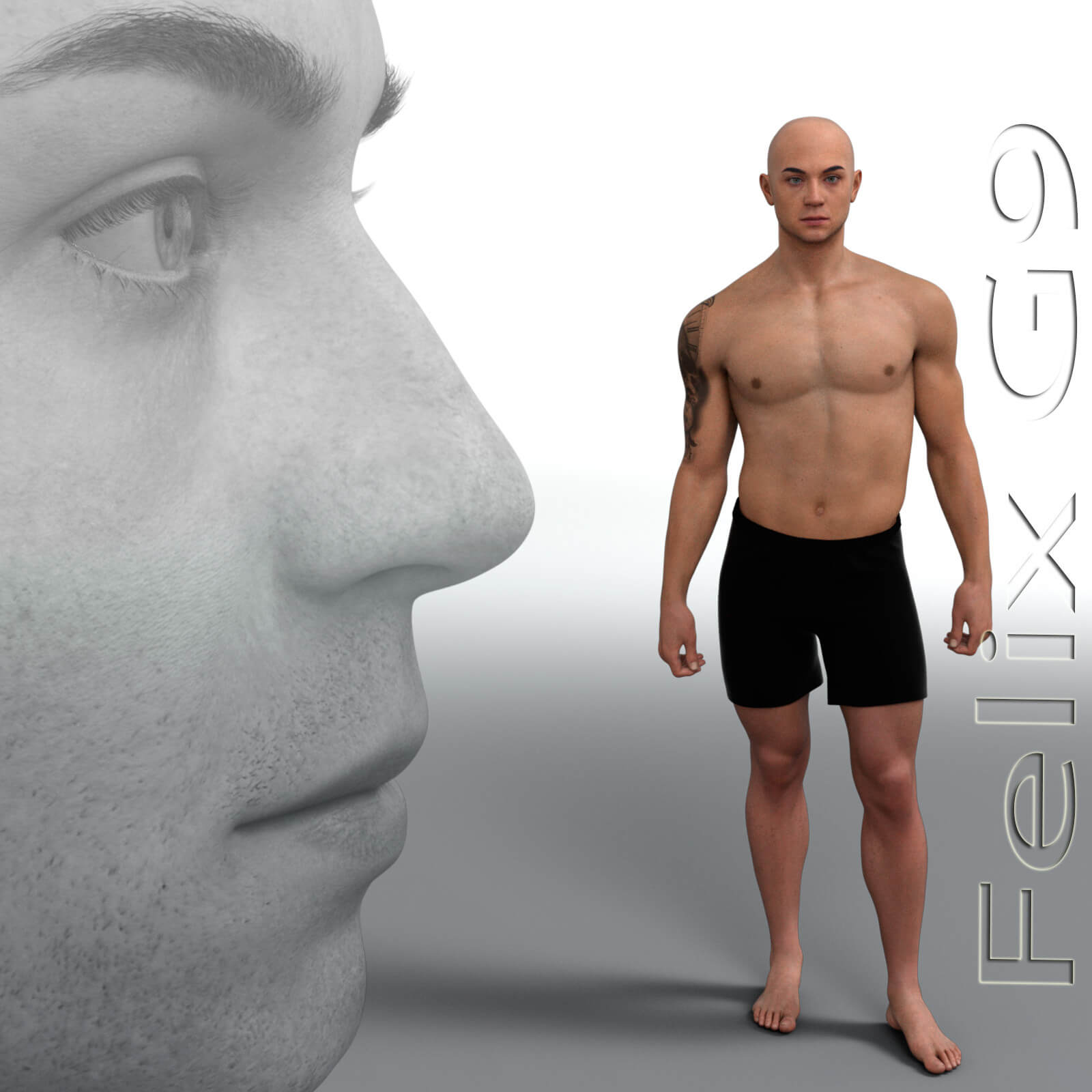 Felix G9 Male - Daz Content by bu_es