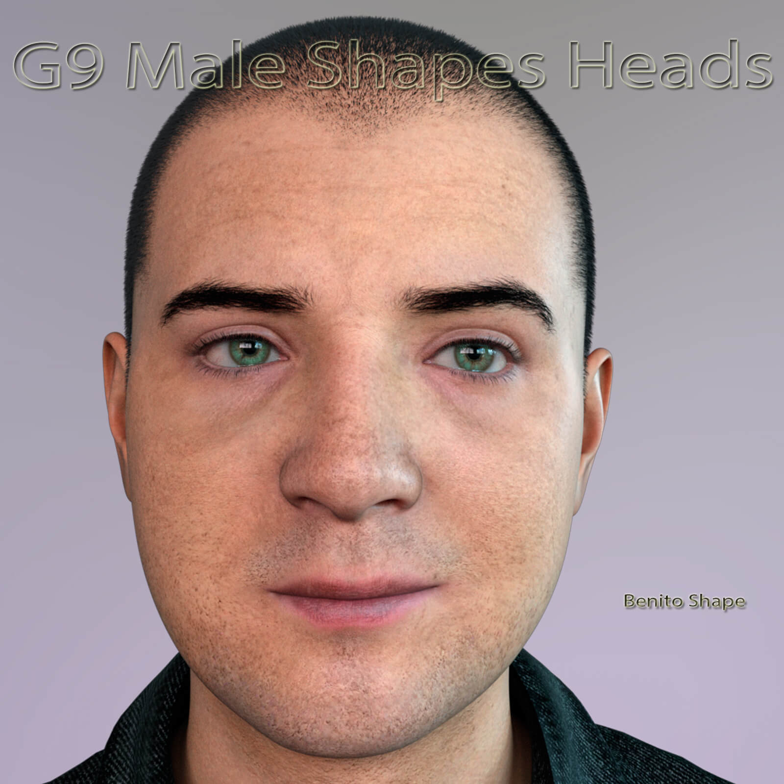 G9 Male Shapes Heads - Daz Content by bu_es