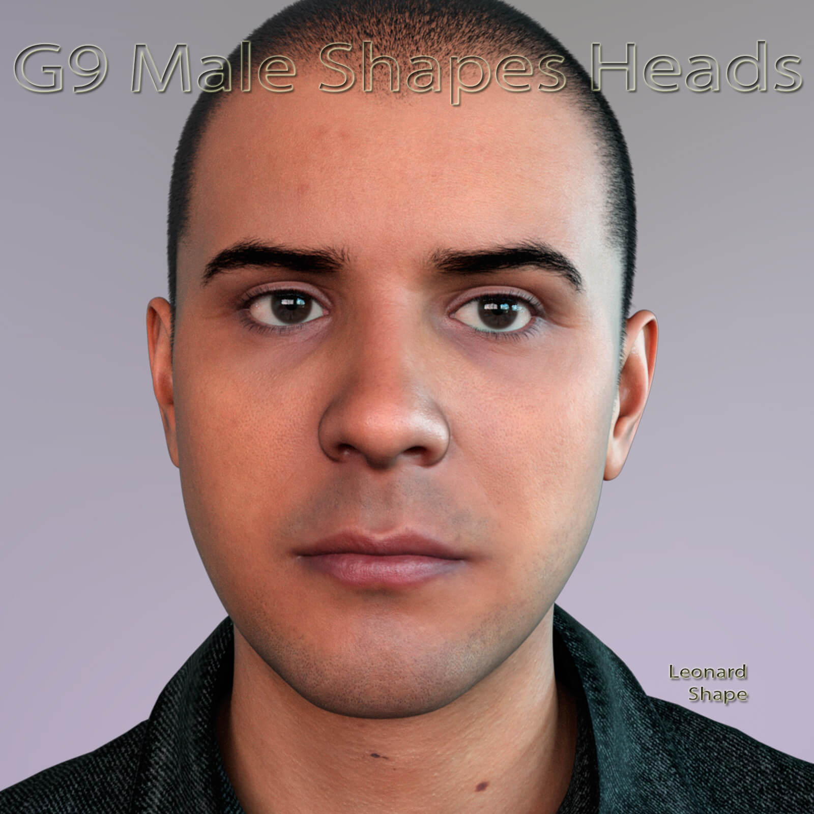 G9 Male Shapes Heads - Daz Content by bu_es