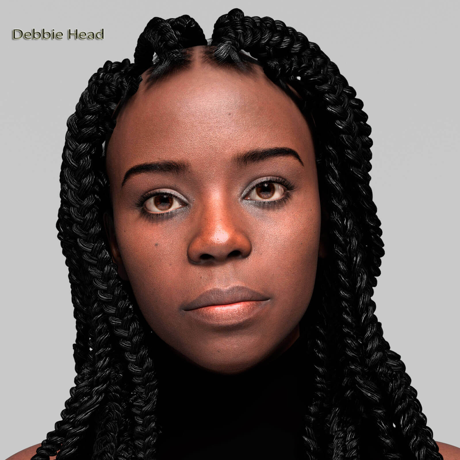 Debbie Head G9 portrait 3D Render, Digital Art by bu_es