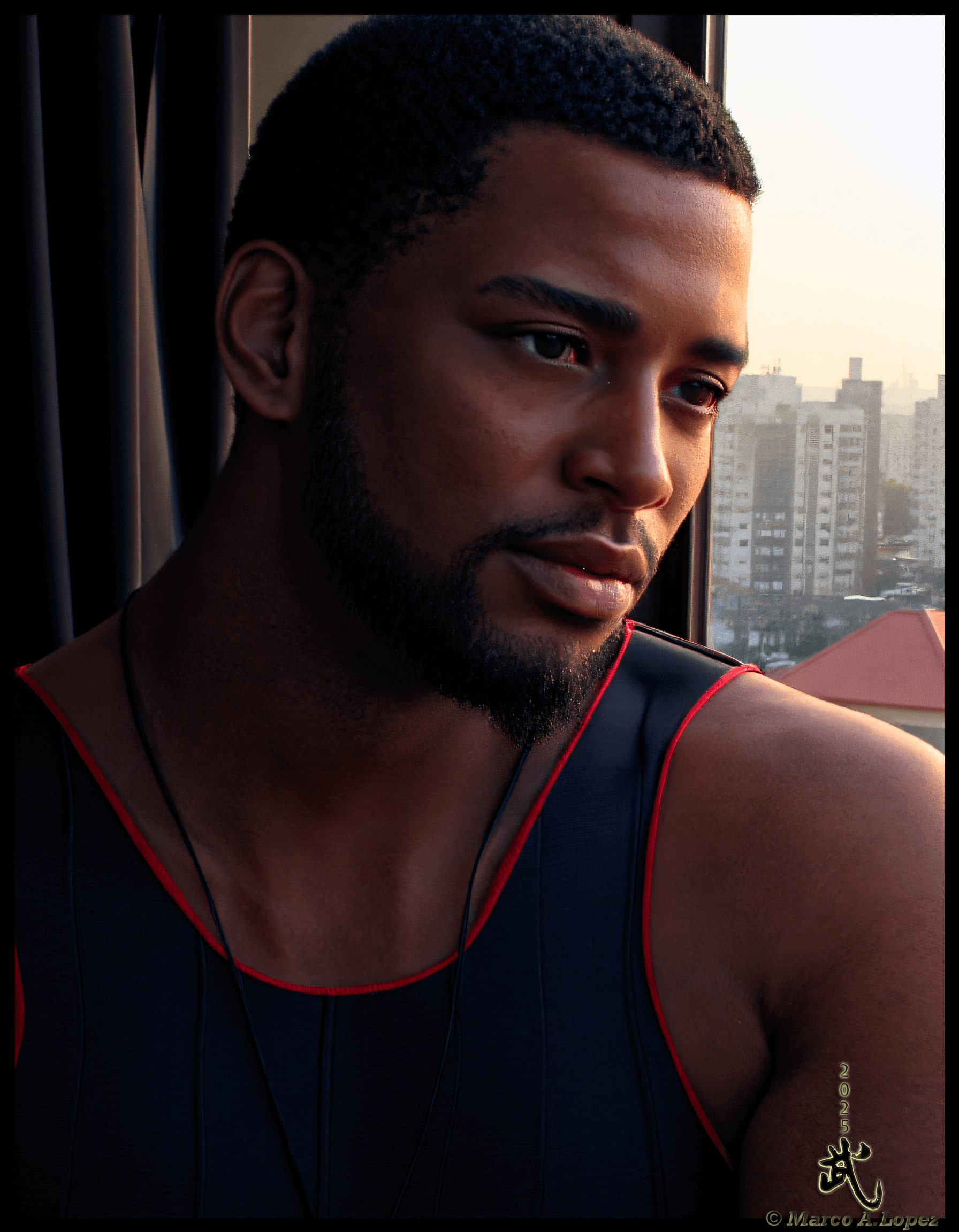 Enzi portrait 2025 3D Render, Digital Art by bu_es