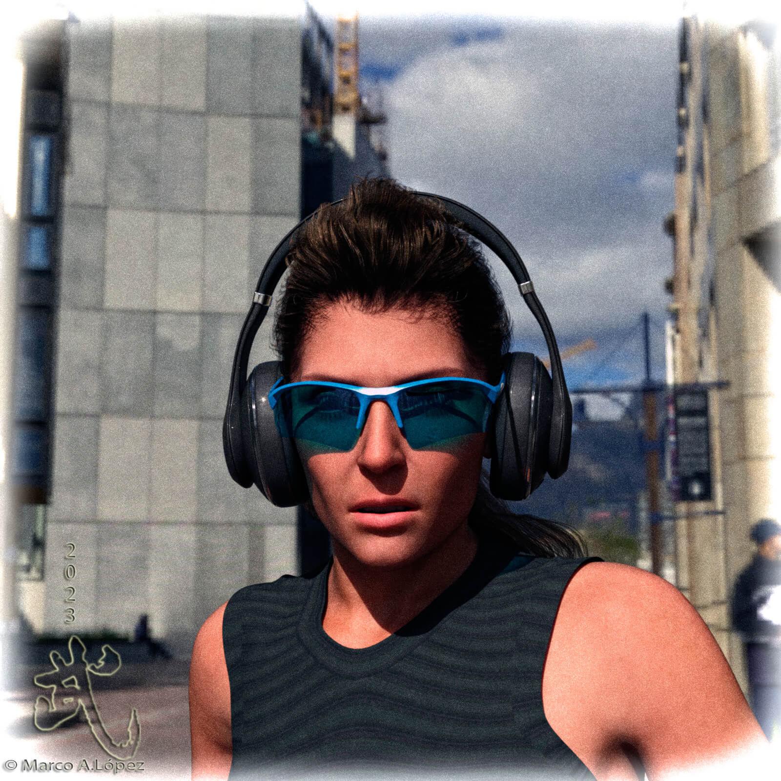Isa G9 Portrait Ic Light V2 3D Render, Digital Art by bu_es
