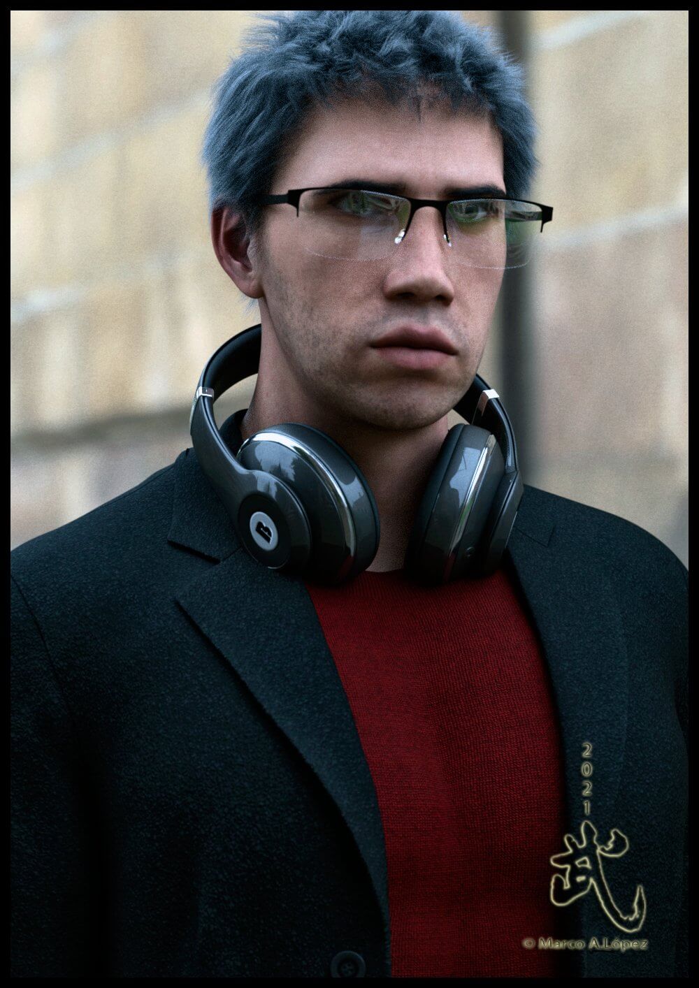 Jules G8.1 is Aviable 3D Render, Digital Art by bu_es