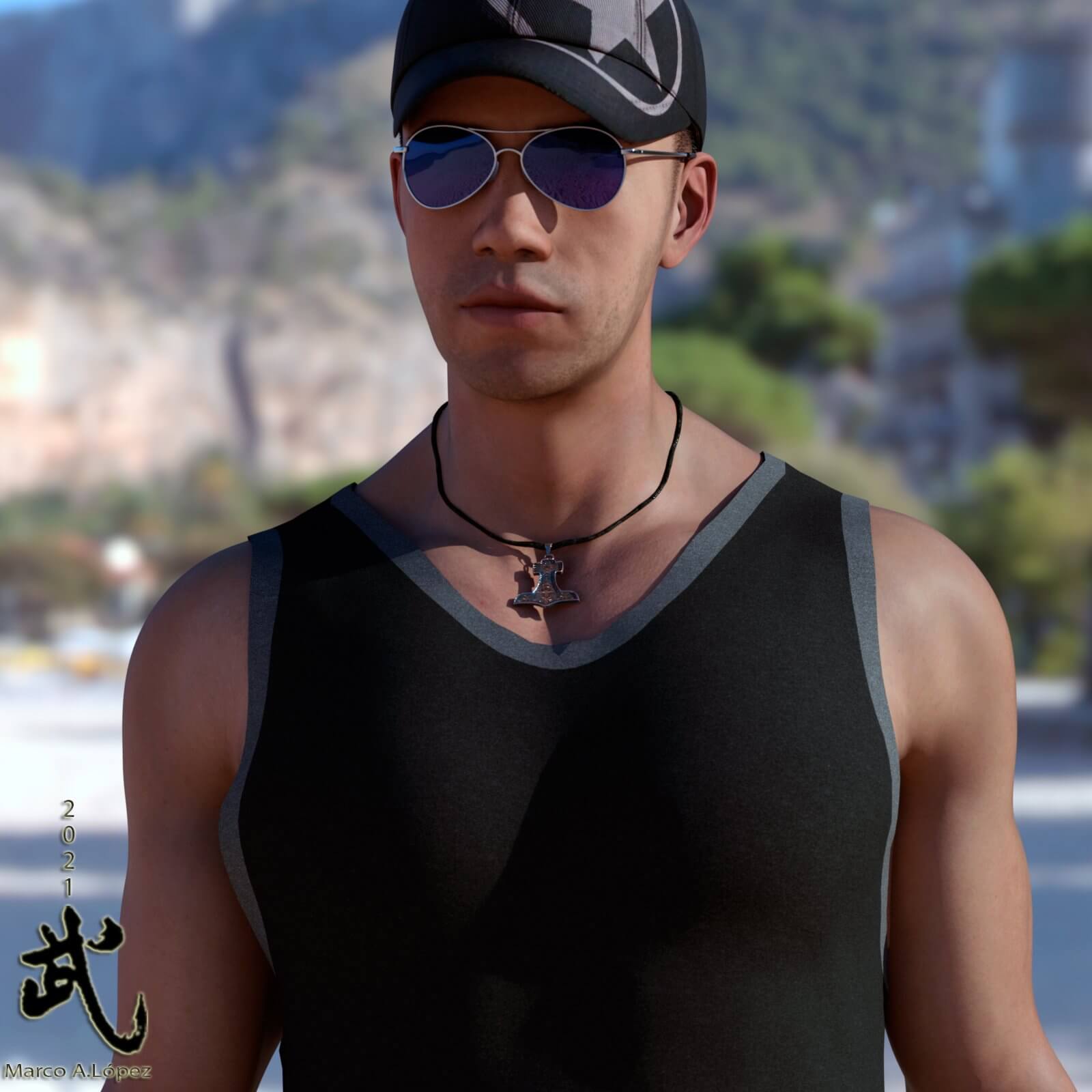 Jules G8.1M8.1 3D Render, Digital Art by bu_es