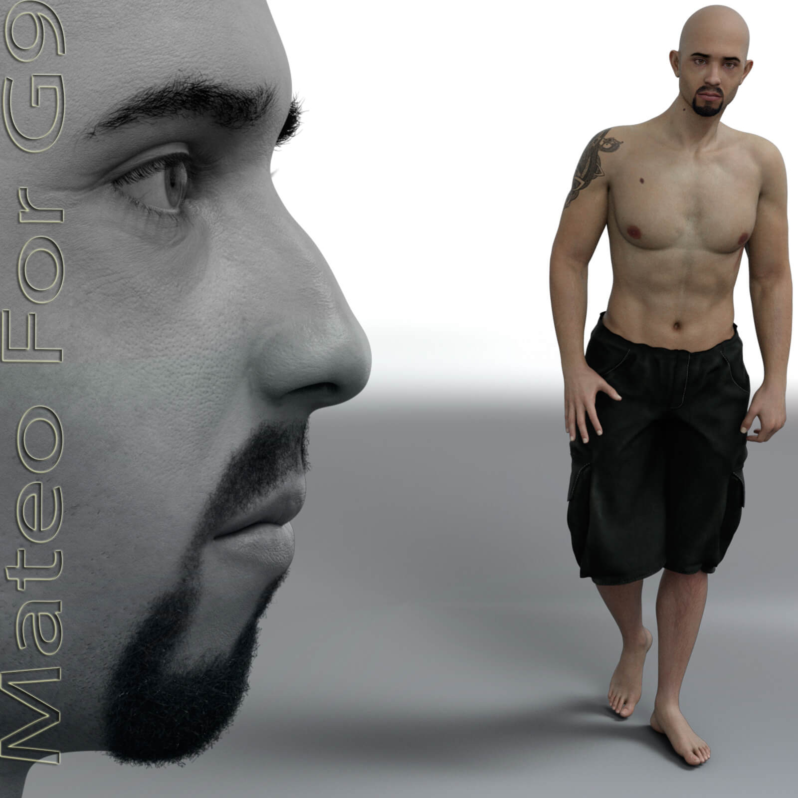Mateo for G9 male wip 3D Render, Digital Art by bu_es