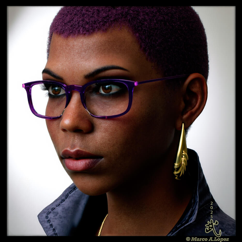 Nelly Studio Portrait 2025 reilt 3D Render, Digital Art by bu_es