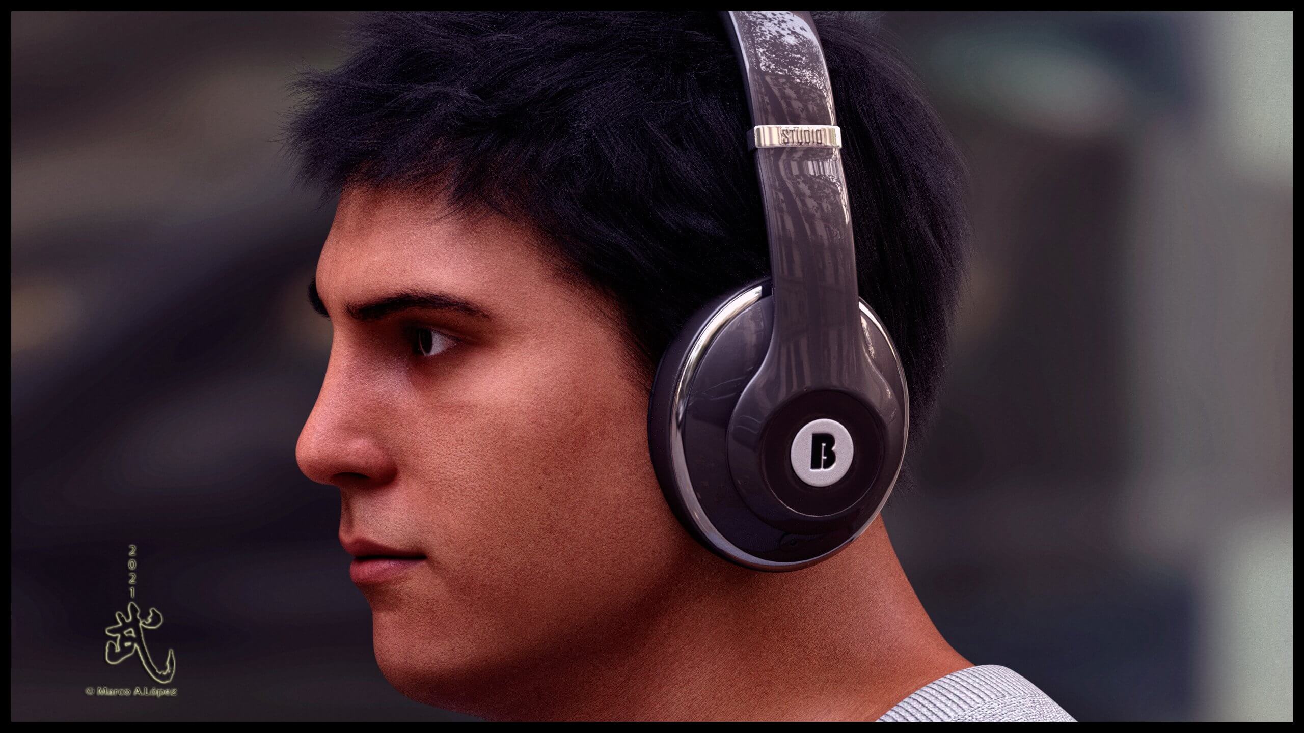 Saras For G8.1 portait Autumn in Barcelo 3D Render by bu_es