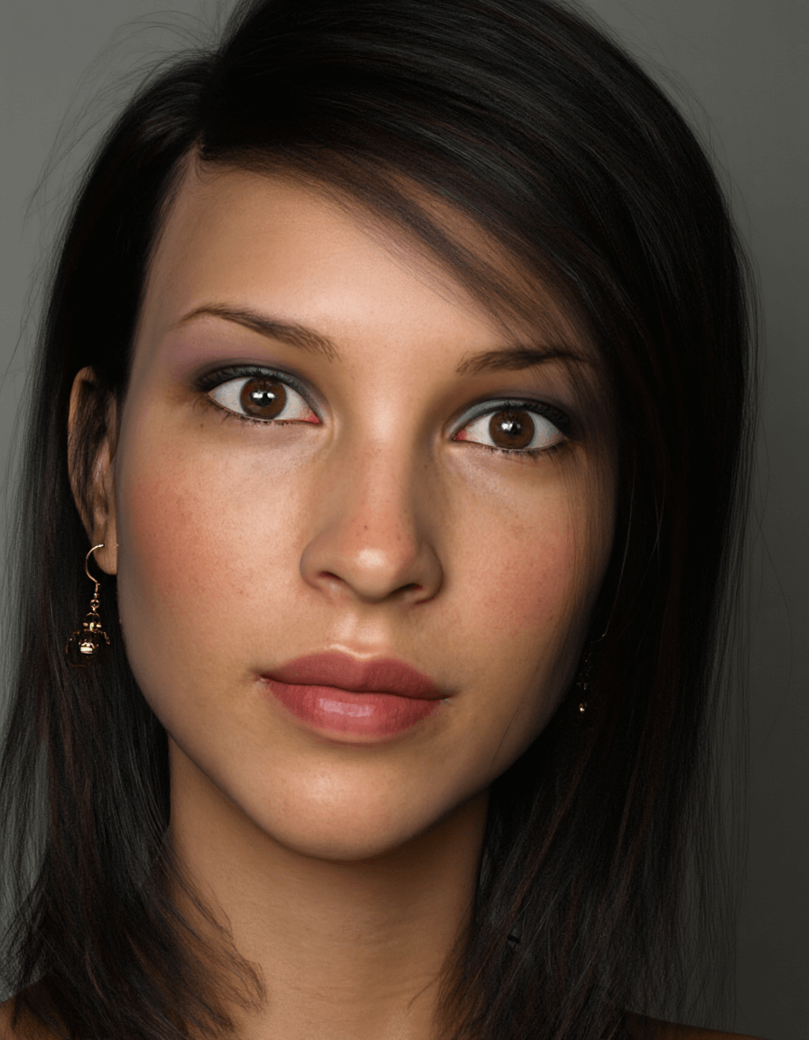 Ximena Portrait 2025 re-illuminated 3D Render by bu_es