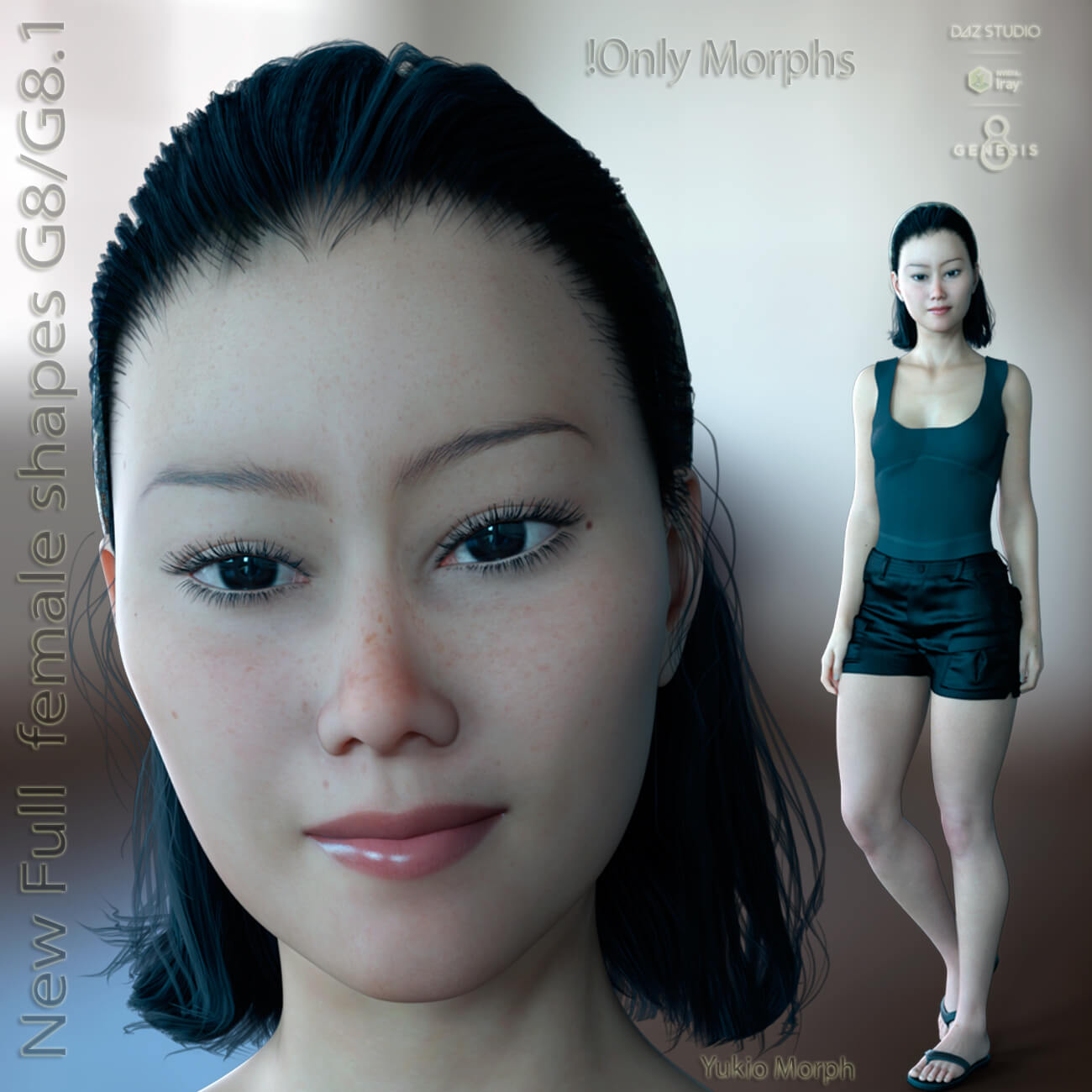 New Full Female Shapes G8/G8.1 - Daz Content by bu_es