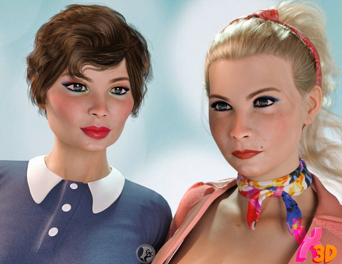 New Shapes Head G8 Female - Daz Content by bu_es