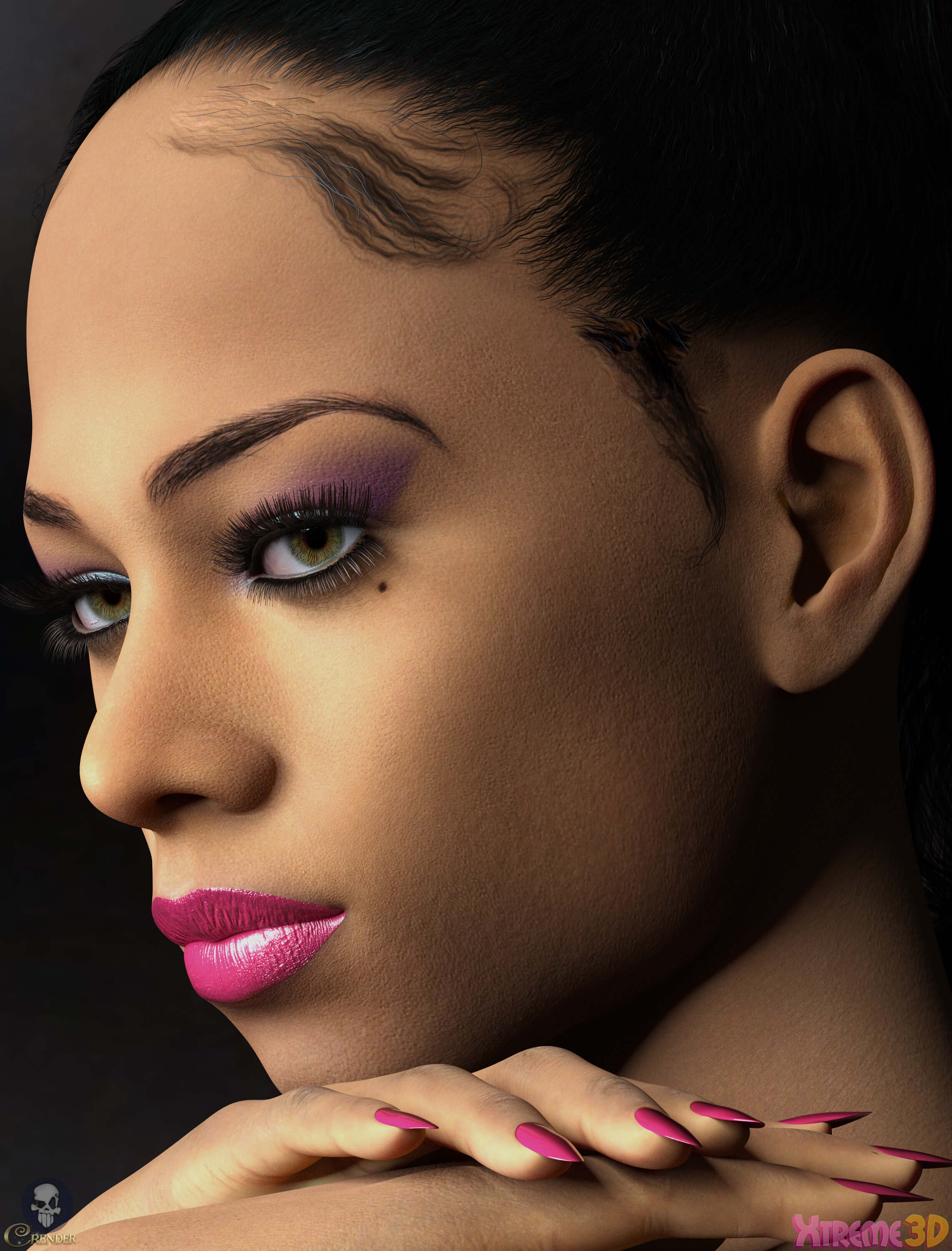 New Shapes Head G8 Female - Daz Content by bu_es