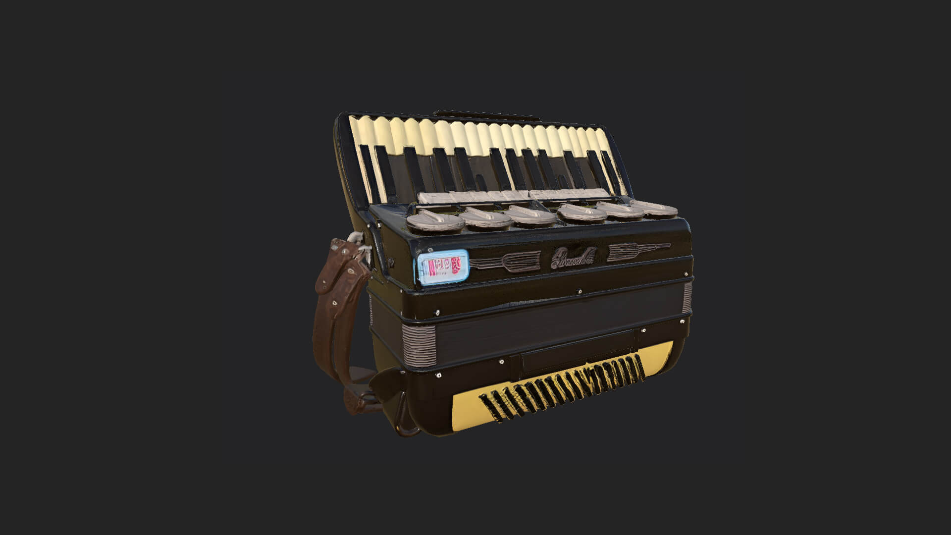 Accordion 3D Model 004 by Bubble009