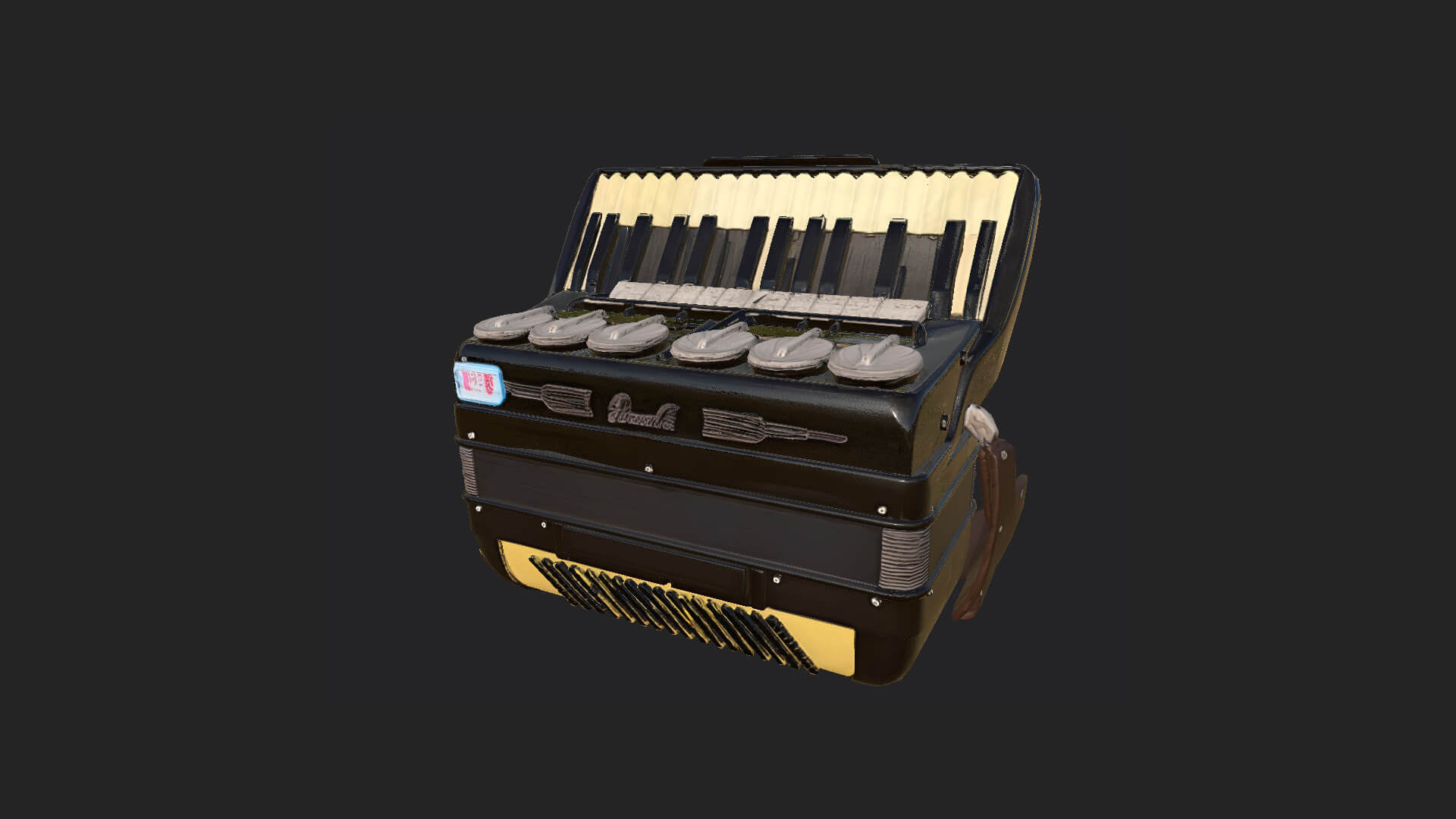 Accordion 3D Model 004 by Bubble009